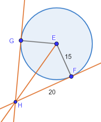 Finding the Tangent of a Circle Practice | Geometry Practice Problems ...