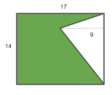 Finding Area Involving Rectangles and Triangles Practice | Geometry ...