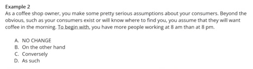 Cause and Effect Transitions | Study.com ACT& English Test Prep ...