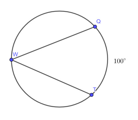 Naming & Finding Measures of Inscribed Angles of a Circle Practice ...