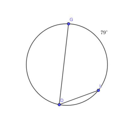 Naming & Finding Measures of Inscribed Angles of a Circle Practice ...