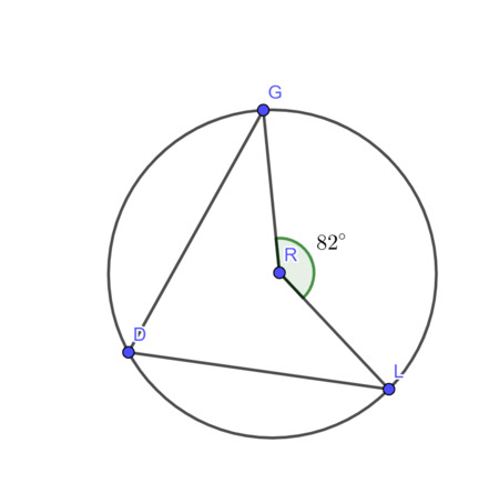 Naming & Finding Measures of Inscribed Angles of a Circle Practice ...