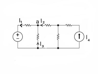 Writing Kirchhoff's Junction Rule Equations for a Circuit with Resistors and Two or More Closed ...