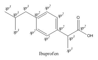 Following is the chemical structure of common medication. Evaluate the ...