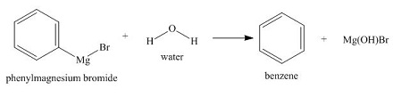Draw the products from the reaction of phenylmagnesium bromide both ...