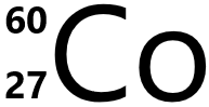 What is the isotope symbol for cobalt-60? | Study.com