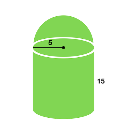Finding the Volume of a Composite Figure Practice | Geometry Practice ...