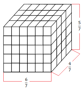Finding the Volume of a Rectangular Prism with Fractional Edge Lengths ...