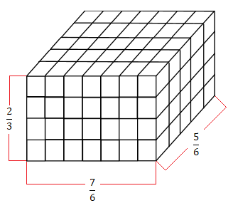 Finding the Volume of a Rectangular Prism with Fractional Edge Lengths ...