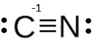 Cyanide Ion Lewis Structure