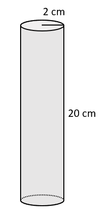 Solving a Word Problem Involving the Volume of a Cylinder Practice ...