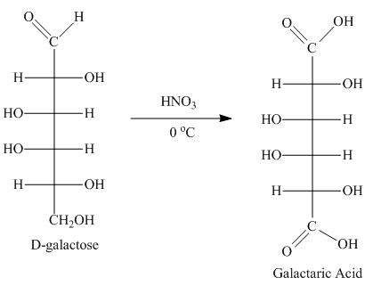 Predict the product formed when D-galactose undergoes a reaction with ...