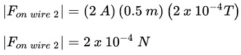 Magnetic Force Between Two Parallel Conductors | Study.com