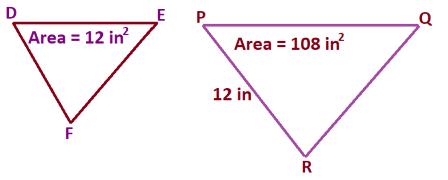 Using the Area of Similar Triangles Theorem to Solve for Side Length ...