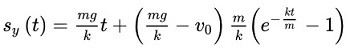 Deriving Vertical Motion Equations with Air Resistance | Study.com