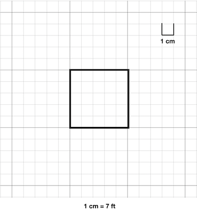 Calculating Area Given a Scale Drawing Practice | Math Practice ...
