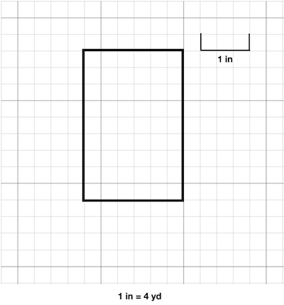 Calculating Area Given a Scale Drawing Practice | Math Practice ...