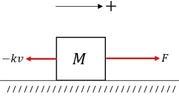Resisted Motion Along a Horizontal Line | Study.com