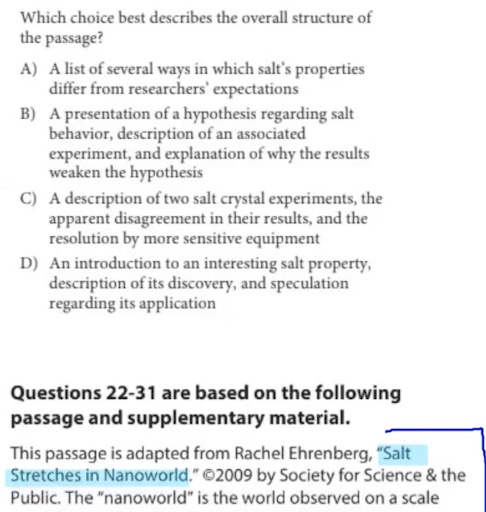Main Idea - Other Big Picture Concept Questions: Study.com SAT& Reading ...