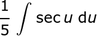 How to Integrate sec(5x): Steps & Tutorial | Study.com