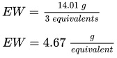 Equivalent Weight Overview & Formula | How to Calculate Equivalent ...
