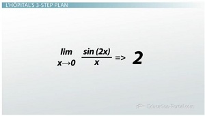L'Hospital's Rule | Definition, Usage & Examples - Lesson | Study.com