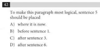 Ordering - Sentences: Study.com SAT& Writing & Language Exam Prep ...
