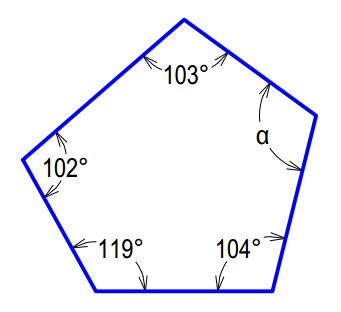 Finding a Missing Interior Angle Measure in a Convex Polygon Practice ...