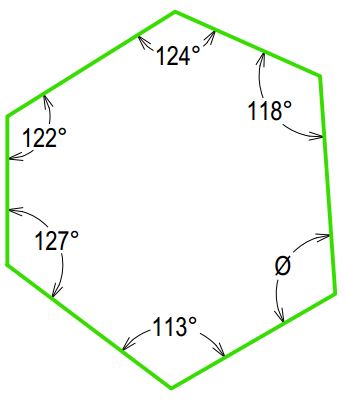 Finding a Missing Interior Angle Measure in a Convex Polygon Practice ...