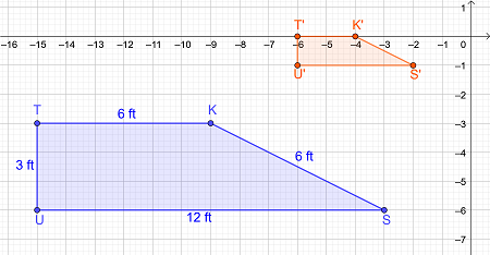 Finding the Perimeter of the Figure After Dilation Practice | Geometry ...