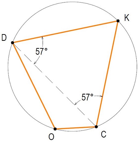 Solving Inscribed Quadrilaterals Practice | Geometry Practice Problems ...