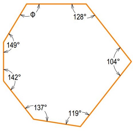 Finding a Missing Interior Angle Measure in a Convex Polygon Practice ...