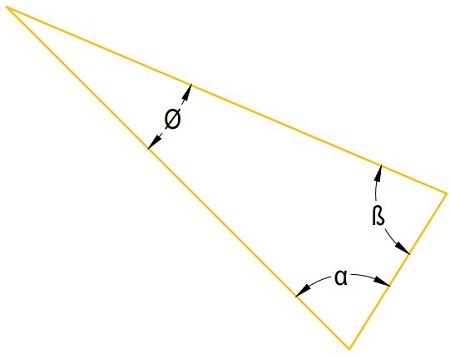 Finding the Measure of an Angle of a Triangle Given Angles with ...