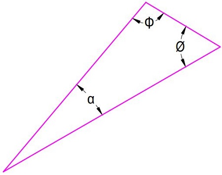 Finding the Measure of an Angle of a Triangle Given Angles with ...