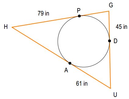 Finding the Perimeter of Polygons with an Inscribed Circle Practice ...
