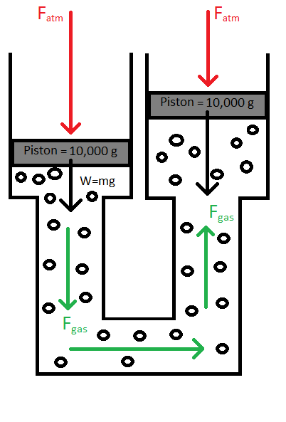 Drawing a Free Body Diagram for a Piston Practice | Physics Practice ...