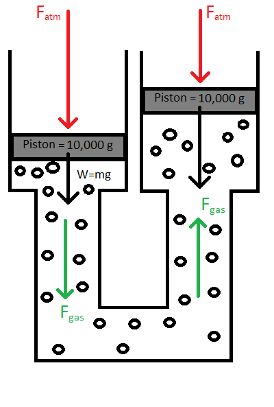 Drawing a Free Body Diagram for a Piston Practice | Physics Practice ...