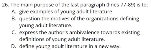 Cover Up your Answers, Make a Prediction, and use POE | Study.com ACT ...