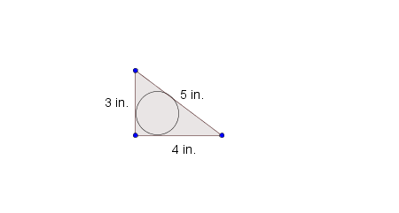 Inscribing a Circle in a Triangle Practice | Geometry Practice Problems ...