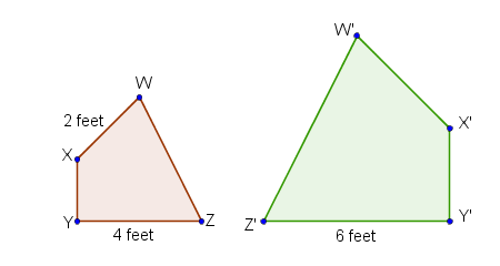 Solving Similar Polygons Given Two Similar Figures & Some Side & Angle ...