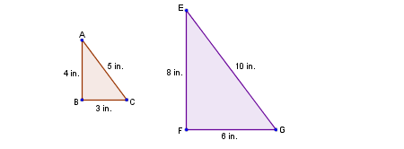 Identifying and Naming Similar Triangles Practice | Geometry Practice ...