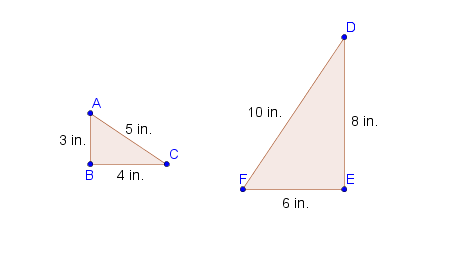 Identifying and Naming Similar Triangles Practice | Geometry Practice ...