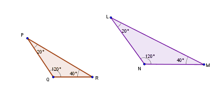 Identifying and Naming Similar Triangles Practice | Geometry Practice ...