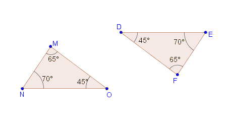Identifying and Naming Similar Triangles Practice | Geometry Practice ...