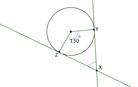 How to Find the Inscribed Angle or Circumscribed Angle Given the ...