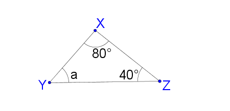 Writing an Equation to Find Angle Measures of a Triangle Given Angles ...