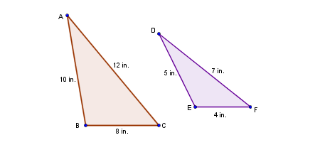 Identifying and Naming Similar Triangles Practice | Geometry Practice ...