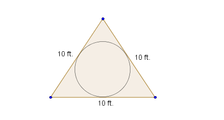 Inscribing a Circle in a Triangle Practice | Geometry Practice Problems ...