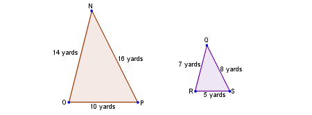 Identifying Ratio Relationships Between Similar Triangles Practice ...