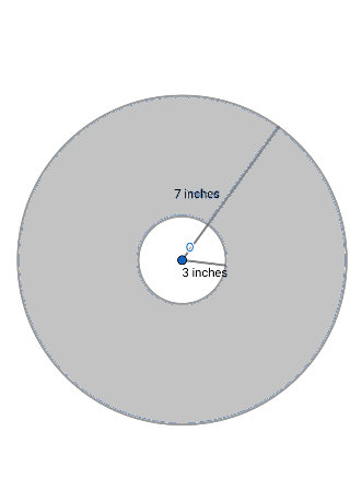 Finding Area Between Two Concentric Circles Practice | Geometry ...